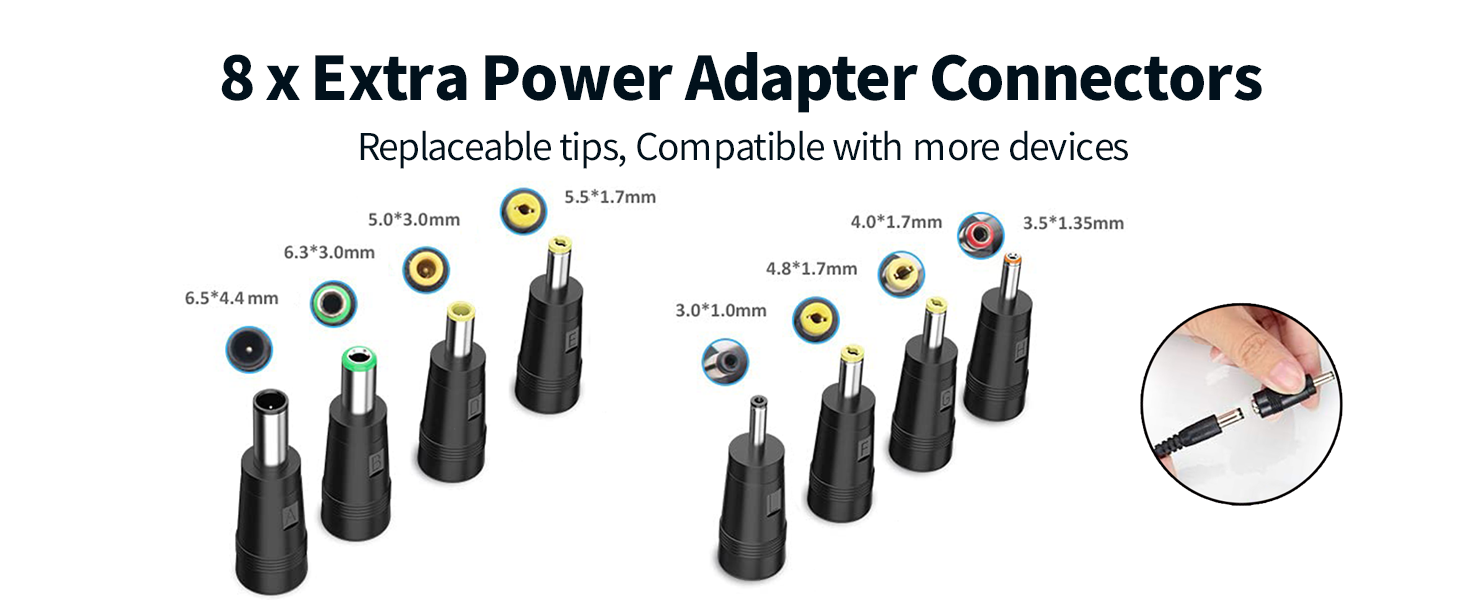 Amazon.com: Universal 9V 2A Power Supply Charger 6.6FT, 100-240V AC Adapter to DC 9V 2A 1.8A 1 ...