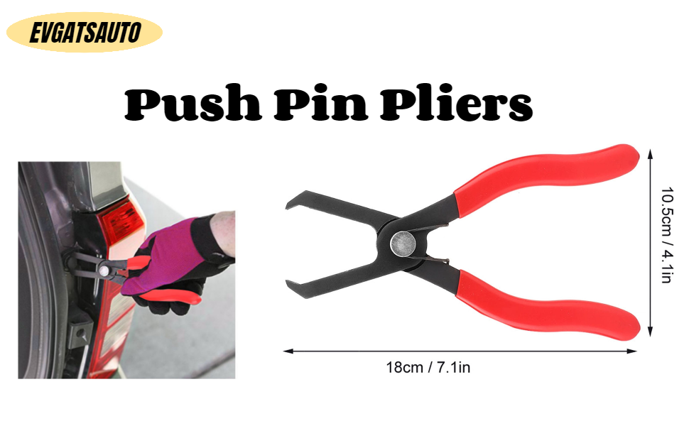 Push Pin Pliers 30 Degree Push Pin Remover Tool Push Pins Tool Pushs Removal Pliers for Retainer ...