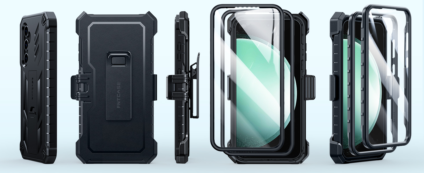 Amazon.com: FNTCASE for Samsung Galaxy S23-FE Case: S23fe 5G Phone Case Heavy Duty Drop ...