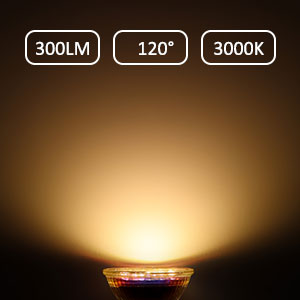 Lot de 6 Ampoule GU4 LED 3W Spot, Blanc Chaud 3000K, Équivalent 20W 30W Lampe Halogène, 300LM ...