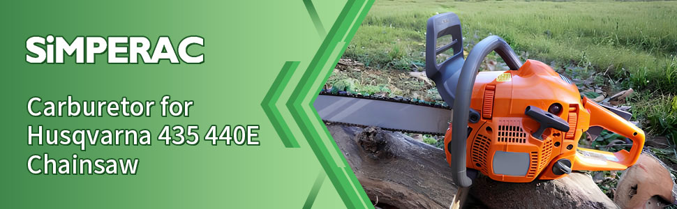 Amazon.com: SIMPERAC 440 E Carburetor for Husqvarna 435 440 E 440II 435E 435II 435E II 440E II ...
