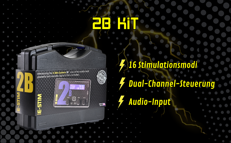 E-Stim Box 2B Kit Elektrostimulationsgerät für Männer & Frauen ...