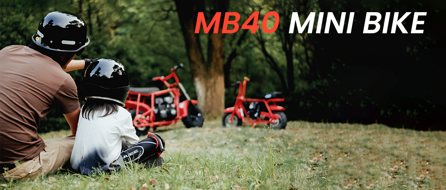Amazon.com: [Starts Right Up] FRP MB40 4-Stroke Mini Bike, 40CC Kids Mini Dirt Bike with No ...