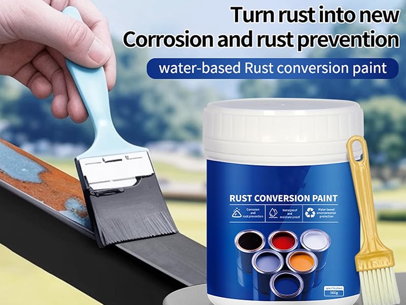 Amazon.com: Weatherproof Rust Converter Paint for Metal, Rust ...