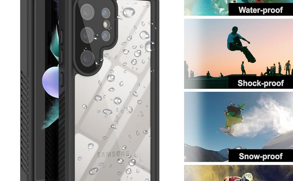 Amazon.com: Punkcase Galaxy S24 Ultra Waterproof Case [Extreme Series] [Slim Fit] [IP68 ...