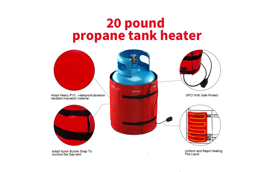 Amazon.com: WXHDYBLANKET-Propane Tank Heater Blanket,20 Pound Gas Cylinder Tank Heater Blanket ...