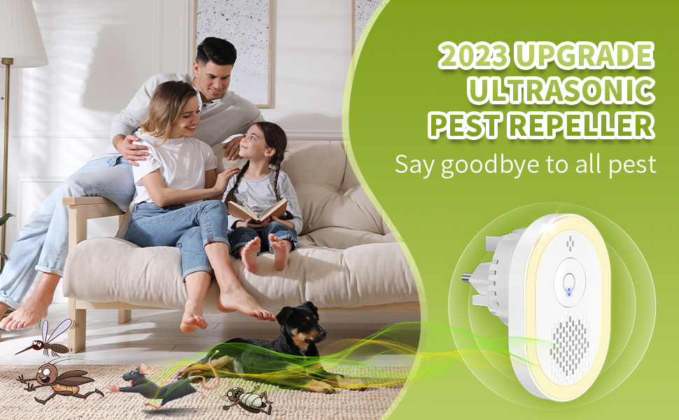 Amazon.com: CAIRONE 2023 Upgraded Ultrasonic Pest Repeller, Indoor Pest Repellent 4 Packs ...