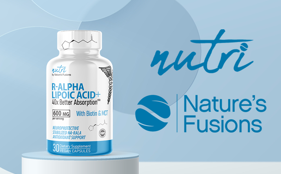 Amazon.com: Nature's Fusions Nutri R Alpha Lipoic Acid 600mg Capsules - Stabilized with Biotin ...