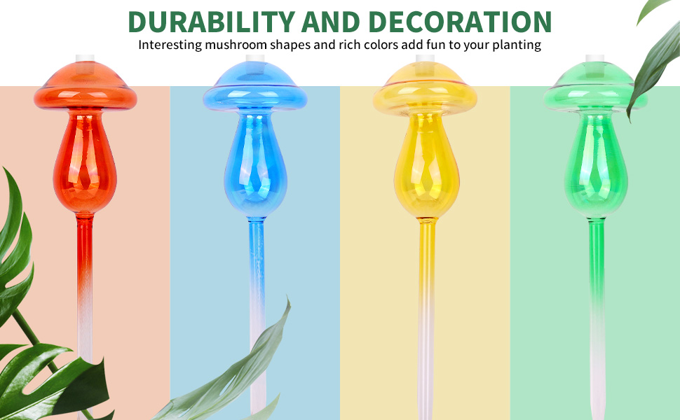 Amazon.com: HHMY Plant Watering Globes,4Pack Self Watering Globes for Plants Self Watering ...