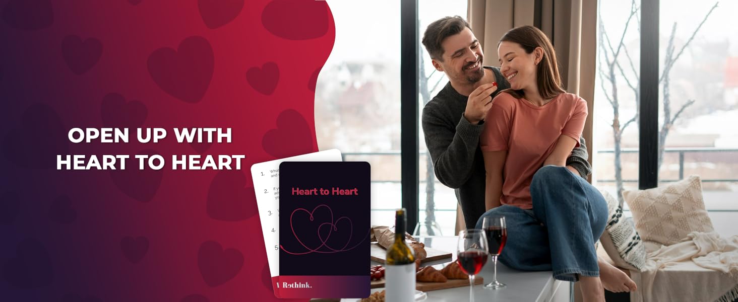 QUOKKA Rethink! Conversation Starters Card Game - Couples Original Version - Know Me Better ...