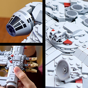 Lego® Star Wars™ Halcón Milenario™ de colección de los Personajes de Star Wars; construye la ...