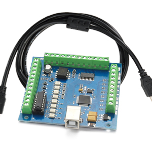 RATTMMOTOR Mach3 USB CNC Controller Board 4 Axis CNC Motion Control Card USB Interface Breakout ...