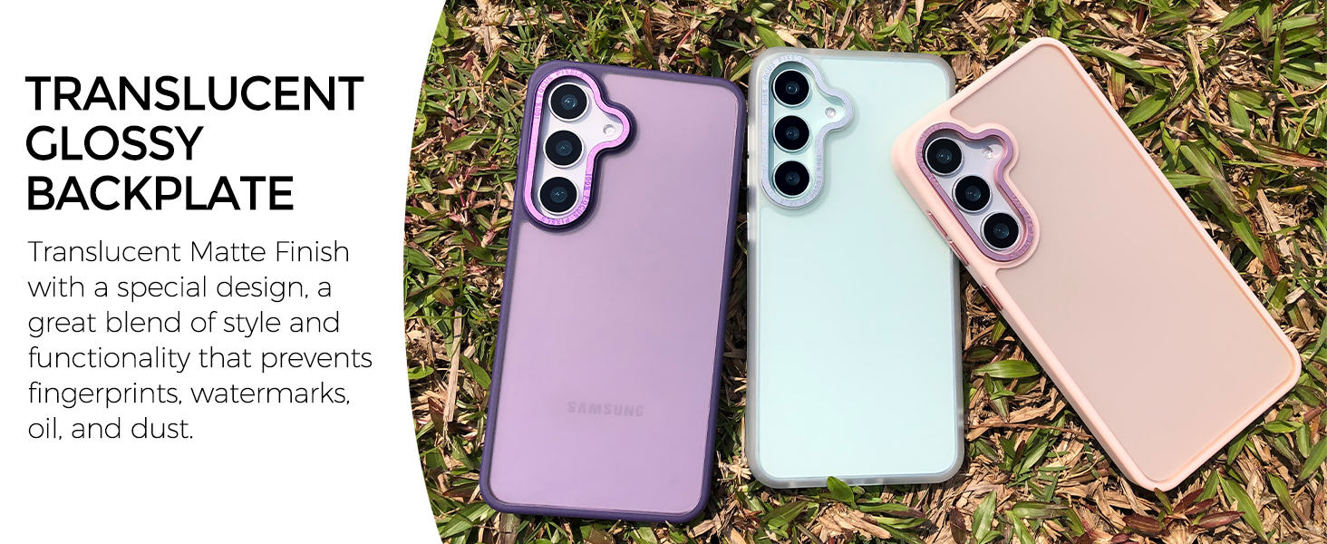 Amazon.com: Rayboen for Samsung Galaxy S25 Plus case, Skin Feel Translucent Frosted Anti-Scratch ...