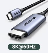 UGREEN HDMI 2.1 Cable Certified 10K 8K 4K 1440P@240/165/144/120Hz eARC HDR Ultra High Speed ...