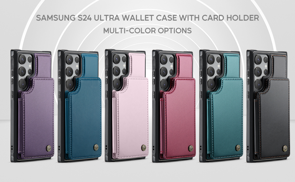 Amazon.com: Vinich for Samsung Galaxy S24 Ultra Wallet Case with Card Holder, RFID Blocking ...