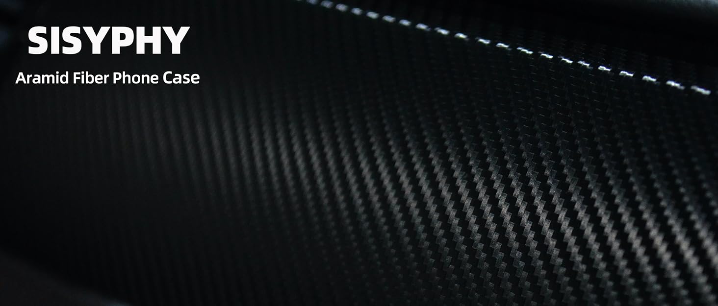 Amazon.com: Sisyphy Aramid Fiber Case for Samsung Galaxy S23 Ultra 5G with Carbon Fiber Texture ...