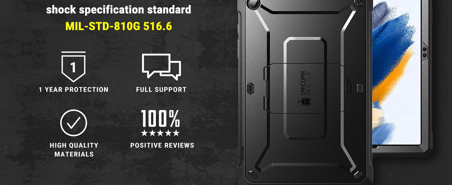 Amazon.com: SUPCASE for Samsung Galaxy Tab A9 Plus Case with Stand (Unicorn Beetle Pro), [Built ...