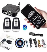 Amazon.com: CHADWICK Car Remote Start Stop Kit, 12V One-Key Engine Start Anti-Theft System, PKE ...