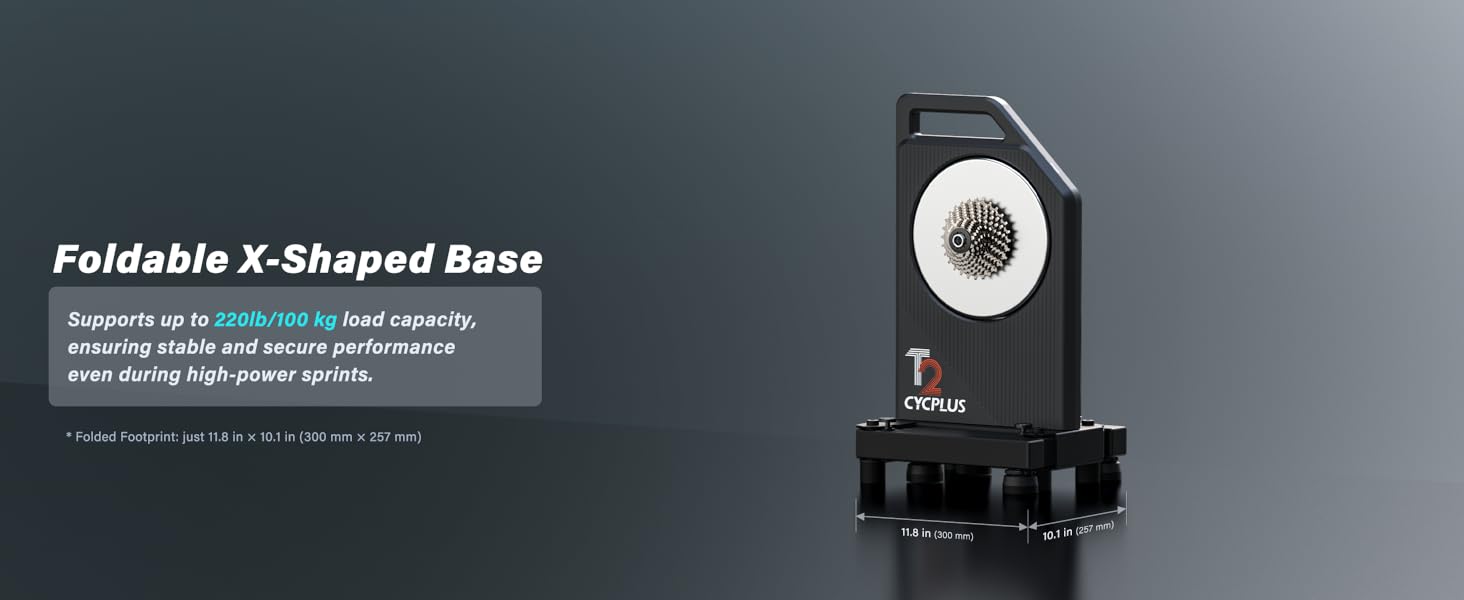 Amazon.com : CYCPLUS T2 Smart Bike Trainer – 2200W Brushless Motor, 20% Gradient Simulator, BLE ...