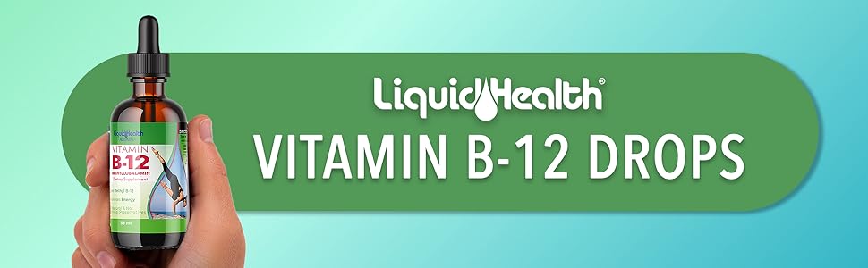 Amazon.com: LIQUIDHEALTH Vitamin B12 Methylcobalamin Liquid Drops with ...