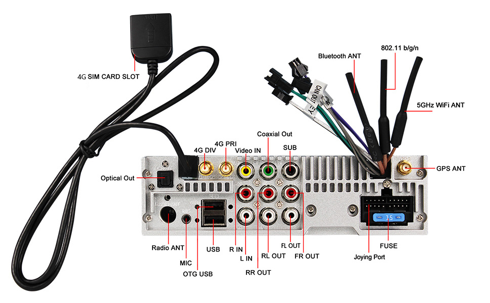 JOYING 7 pulgadas Single Din Android estéreo para coche Compatible con Jeep Wrangler Dodge ...