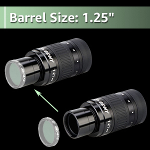 Amazon.com : SVBONY SV503 Telescope 70ED, Bundle with SV188P Dielectric Mirror Star Diagonal ...