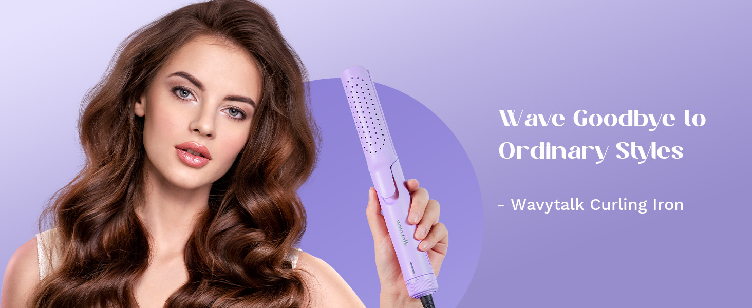 Amazon.com: Wavytalk Airflow Styler Curling Iron, Cool Curl, 360° Cool ...