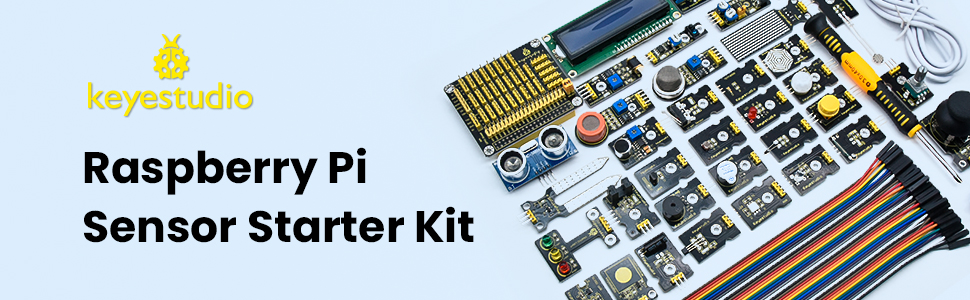 Amazon.com: KEYESTUDIO 37 Sensors Modules in 1 Box Starter Kit for Raspberry Pi 4 4B 3 3B 2B ...