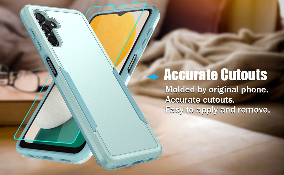 Amazon.com: for Galaxy A13 5G Case, Samsung A13 5G Case with Screen Protector,Full Body ...