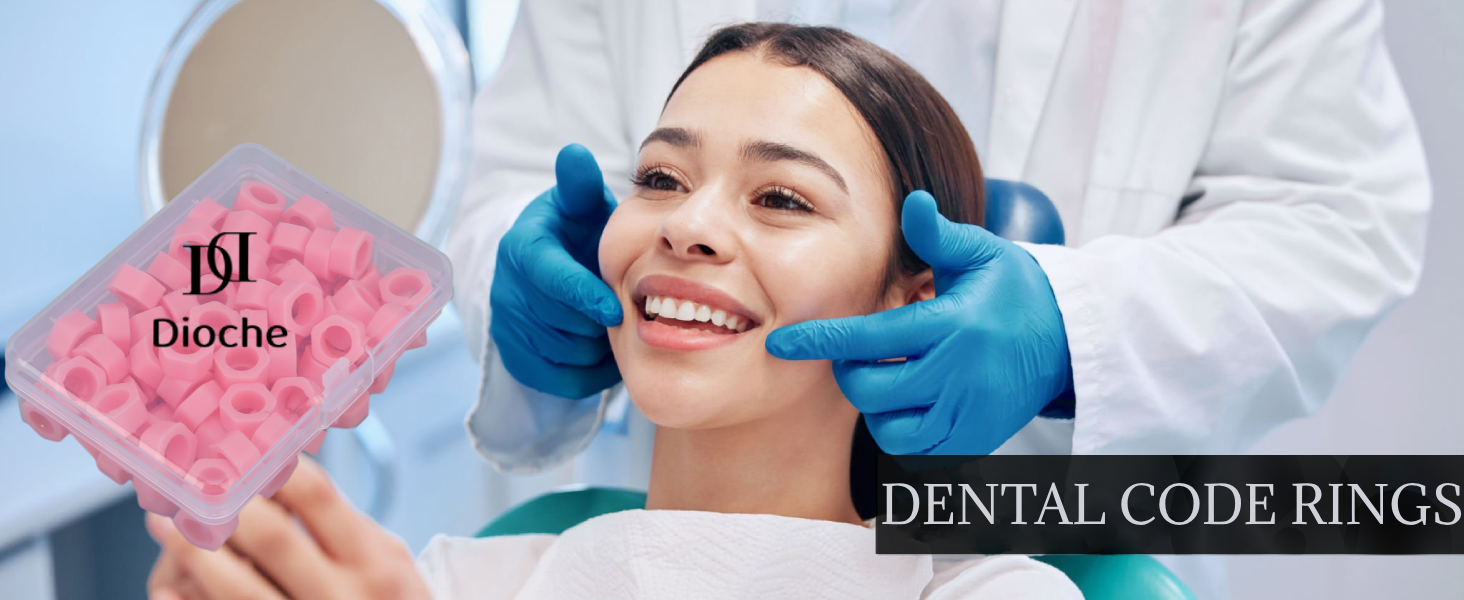 Amazon.com: 100pcs Dental Code Rings Silicone Color Code Instrument ...