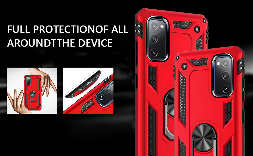 Amazon.com: Yiakeng for Samsung Galaxy S20 FE Case: with Screen Protector - Military Grade ...