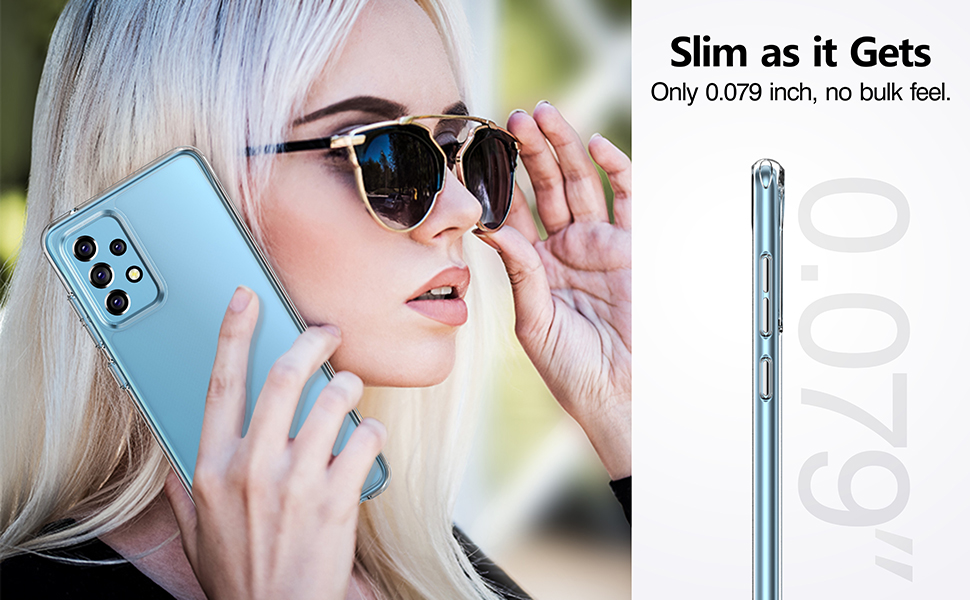 Amazon.com: Rayboen for Samsung Galaxy A52 5G Phone Case Clear Shockproof Hard Back Samsung A52 ...