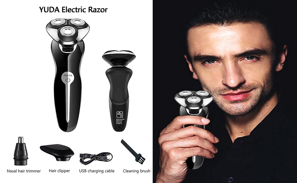 Amazon.com: YUDA Electric Razor for Men, Shavers for Men. Electric ...