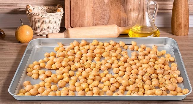 Amazon.com: Homikit Baking Pan Cookie Sheet, Stainless Steel Half Sheet ...