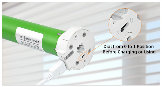 Amazon.com: 38mm Rechargeable Roller Shades Motor, Tubular Blinds Motor Kit Wireless RF ...