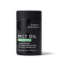 Amazon.com: Sports Research Keto MCT Oil from Organic Coconuts - Fatty Acid Fuel for Body ...