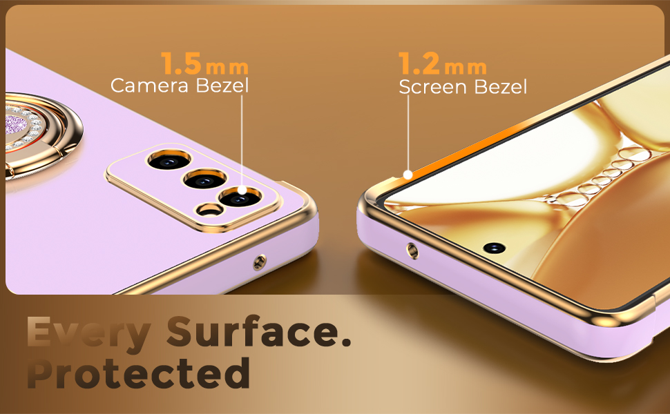 Amazon.com: XYZ for Galaxy S23 Case with Stand, for Samsung Galaxy S23 Case with Double Ring ...