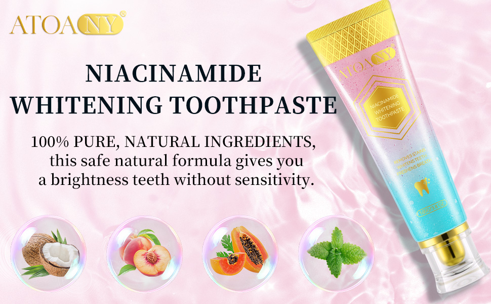 Amazon.com : Niacinamide Whitening Toothpaste for Adults,Brilliant Smile Niacinamide Toothpaste ...