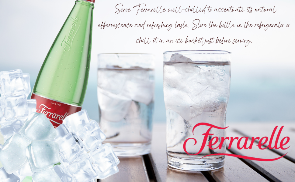 Amazon.com: Ferrarelle - Sparkling Natural Mineral Water - 750 mL (6 Glass Bottles) : Grocery ...