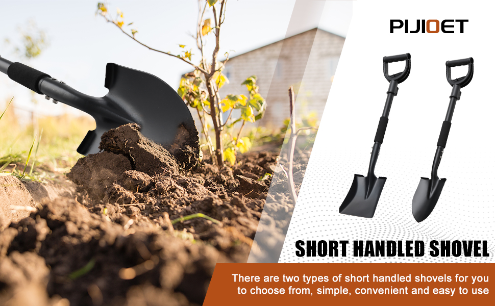 Amazon.com : Shovel, Garden Shovels for Digging, 31” Small Spade Square Shovel with D-Handle ...