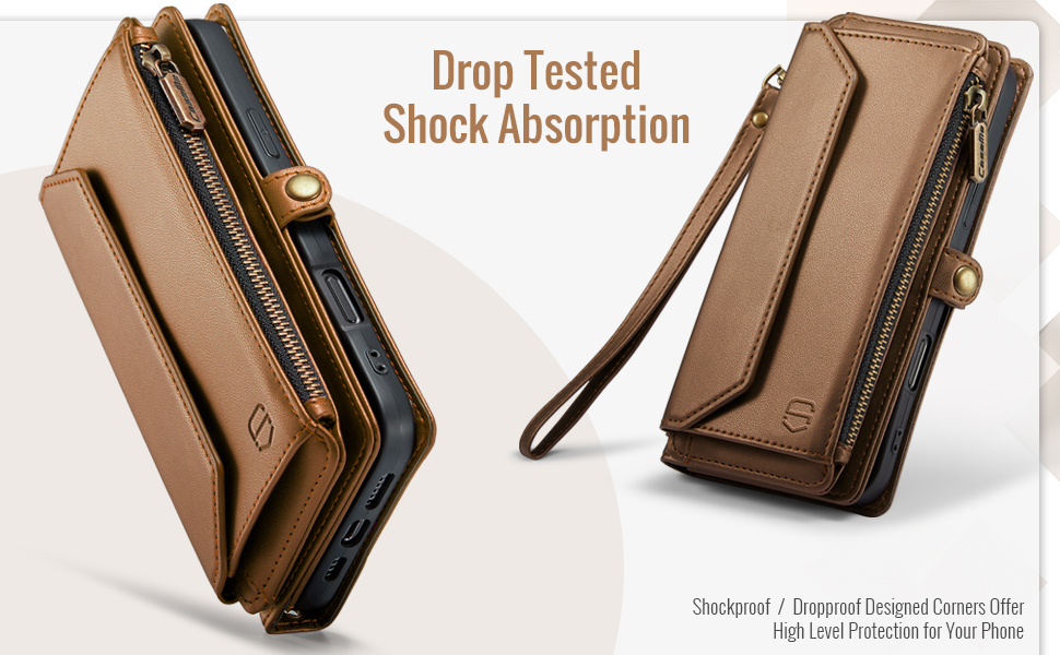 Amazon.com: Strapurs Crossbody Wallet Case Compatible with iPhone 16 Pro Max 6.9" RFID Blocking ...