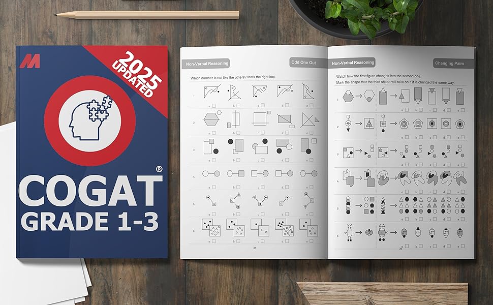 Amazon.com: COGAT Grade 1-3 Test Prep - Cognitive Abilities Test (COGAT ...