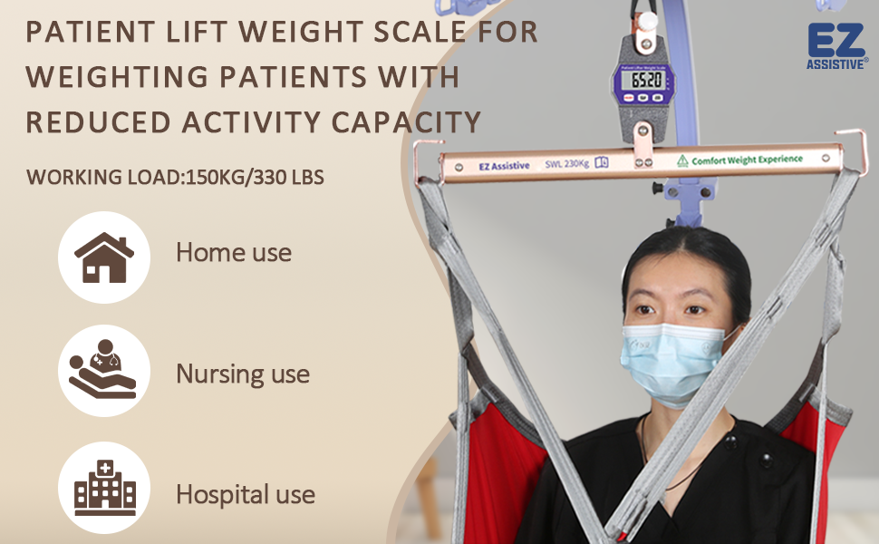 Amazon.com: EZ Assistive Patient Weight Scale for Transfer Lift, Medical Assist Lift Aid Scale ...