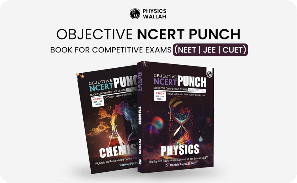 Buy Physics Wallah PW Objective NCERT Punch Physics, and Chemistry Competitive Exams JEE ...