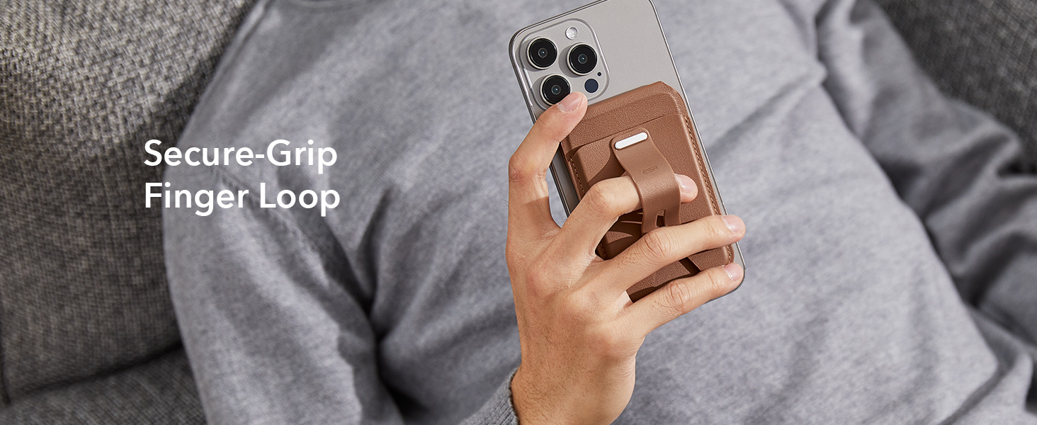 Amazon.com: ESR Upgraded for MagSafe Wallet, 5 Card Holder with Adjustable Stand, Secure Grip ...