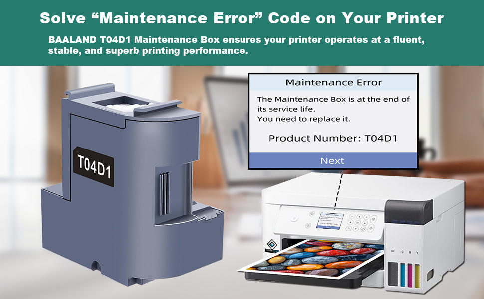Amazon.com: T04D1 Ink Maintenance Box Replacement for Epson ET-15000 ET-4750 ET-4850 ET-3760 ET ...