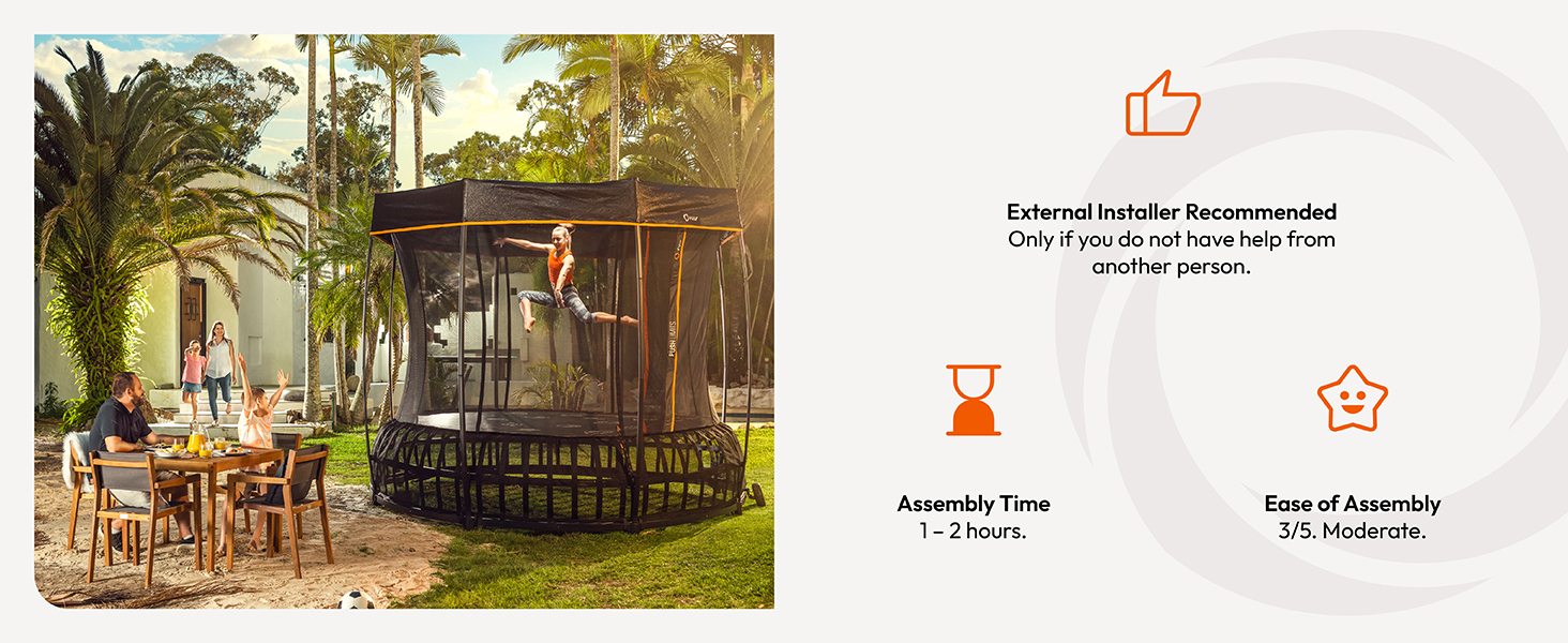 Amazon.com : VULY Thunder Pro Springless - 16FT Trampoline with Enclosure - Recreational ...