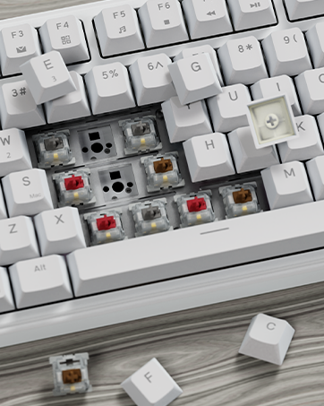 Amazon.com: RK ROYAL KLUDGE R75 Mechanical Keyboard with Volume Knob ...