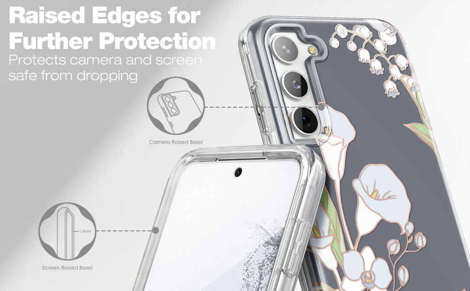 Amazon.com: SURITCH for Samsung Galaxy S23 Plus Case, [Built-in Screen Protector] [Dual-Layer ...