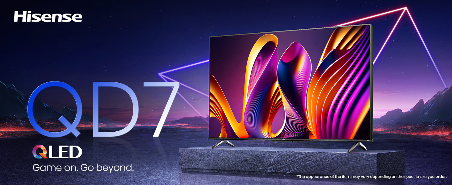 Hisense 75QD7N-75 inch QLED 4K Google TV with Quantum Dot Colour Technology, 144Hz Refresh Rate ...